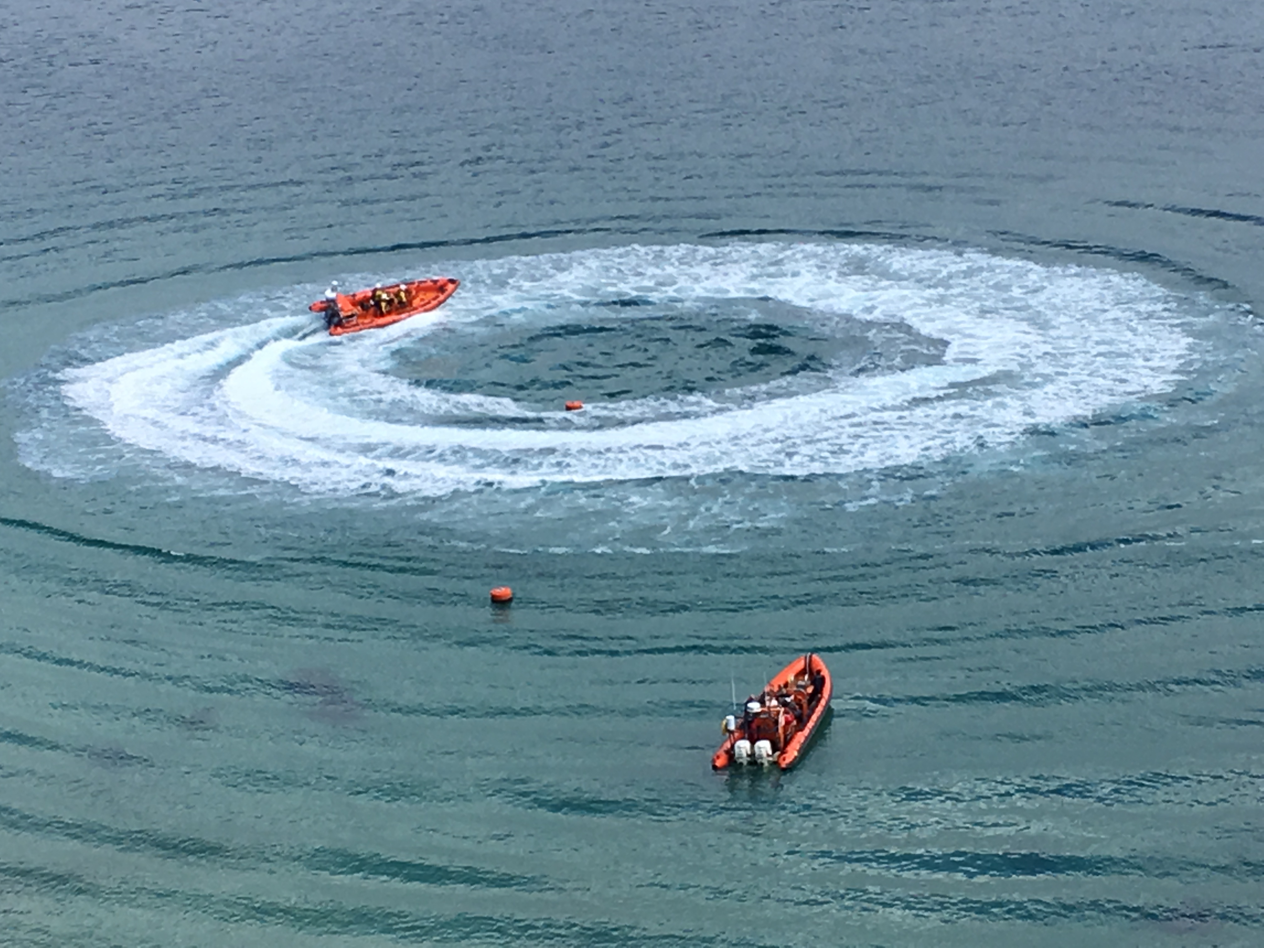 Rock Inshore Lifeboat puts on a display at Padstow Lifeboat Open ...